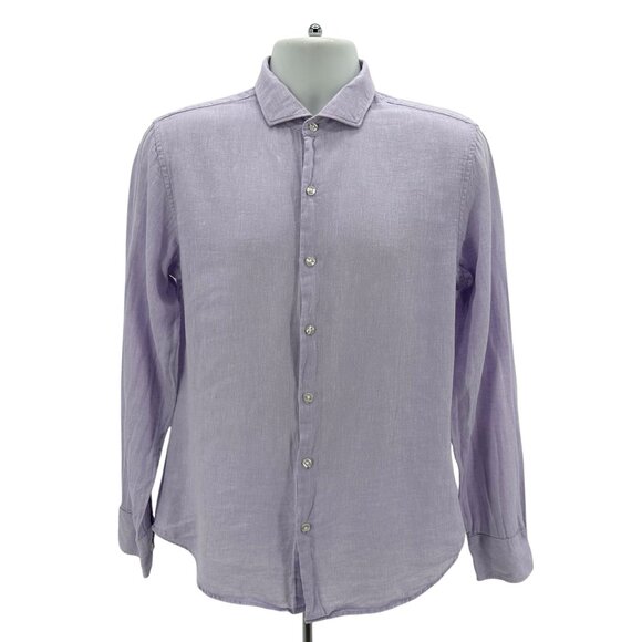 Bonobos | Shirts | Bonobos Mens Medium Button Shirt Linen Cotton Slim ...